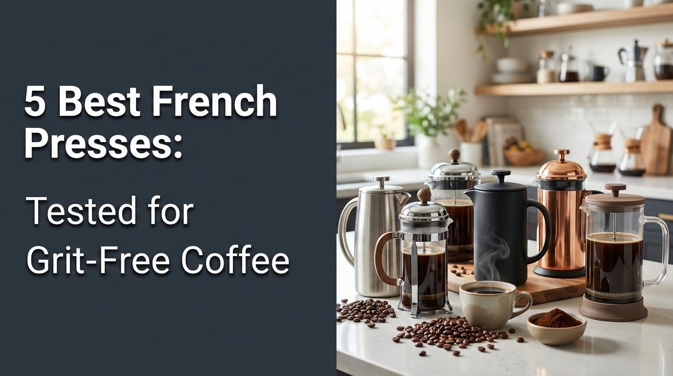 5 Best French Presses: Tested For Grit-Free Coffee
