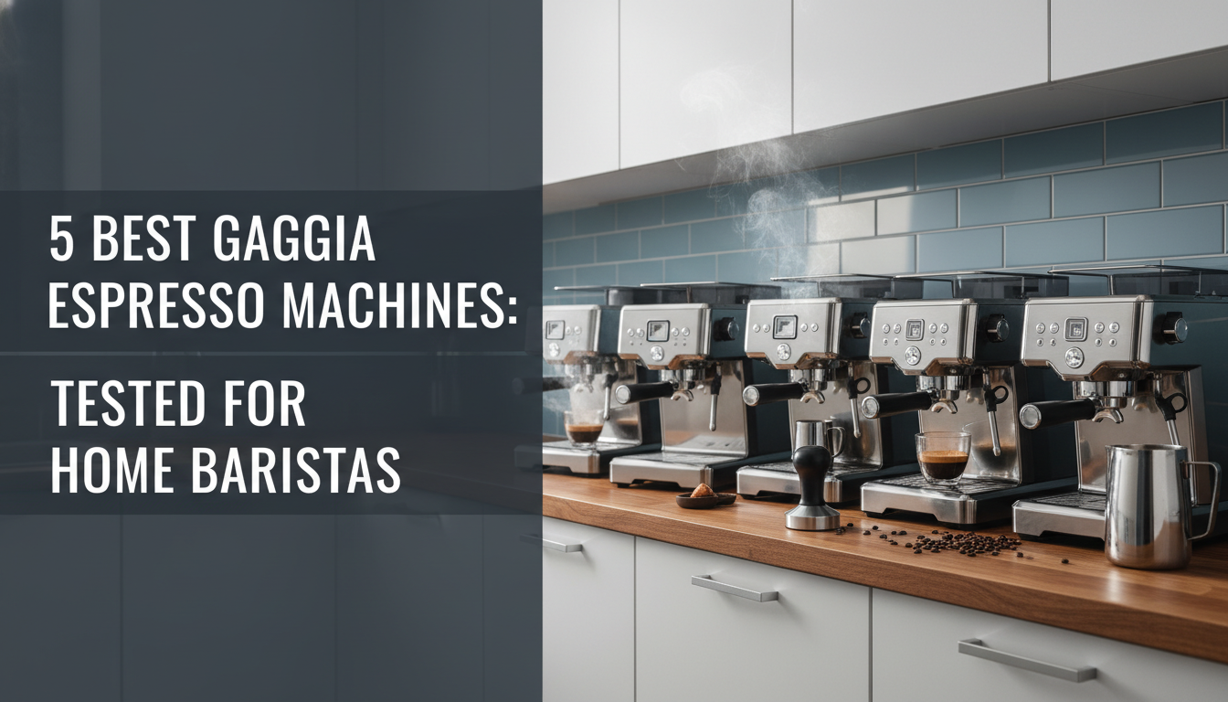 5 Best Gaggia Espresso Machines: Tested For Home Baristas 2026