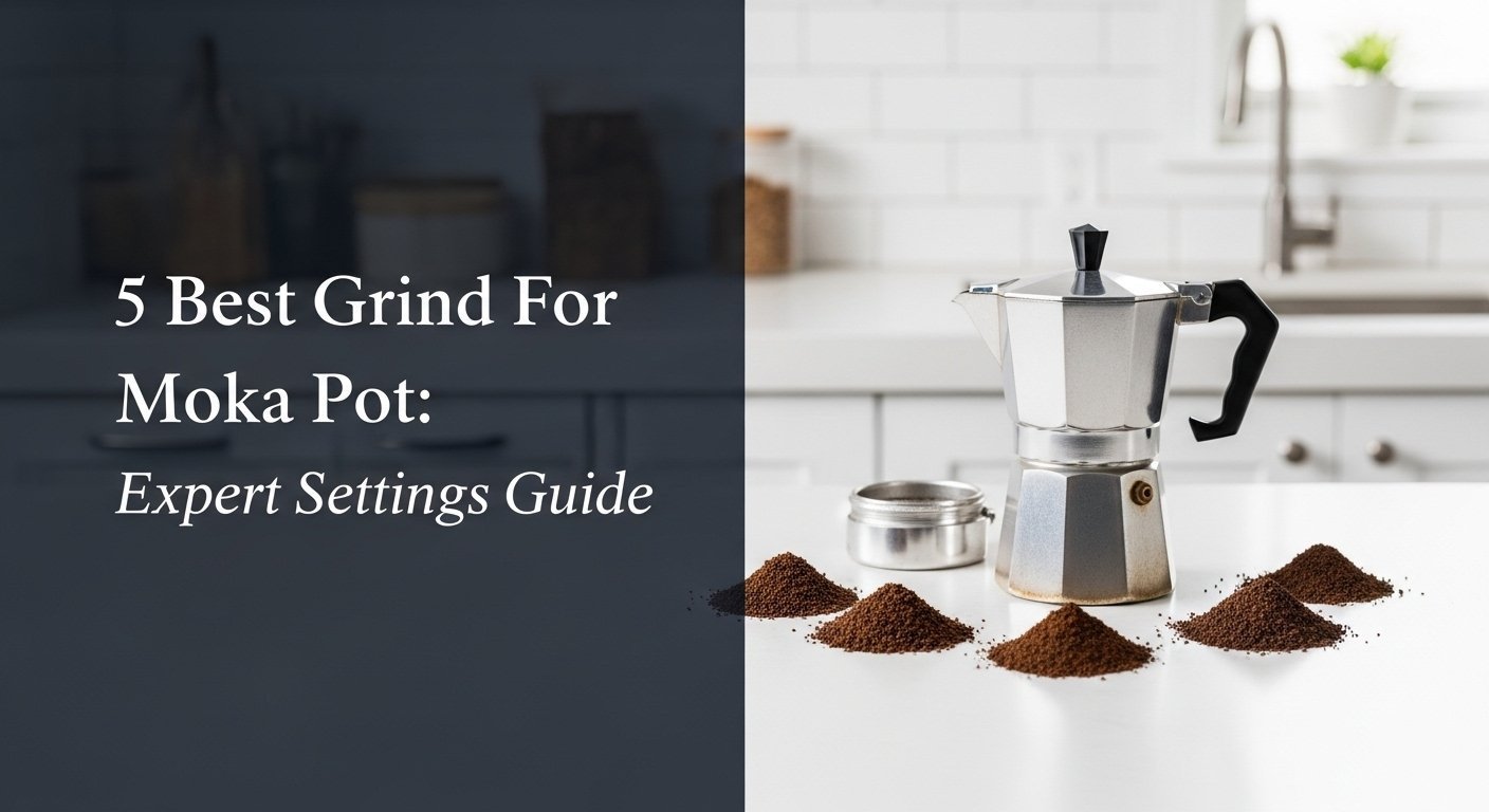 5 Best Grind For Moka Pot: Expert Settings Guide