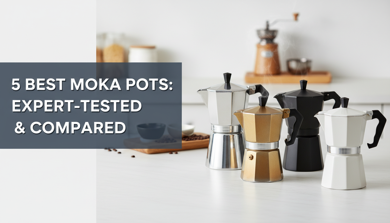 5 Best Moka Pots: Expert-Tested & Compared In 2026