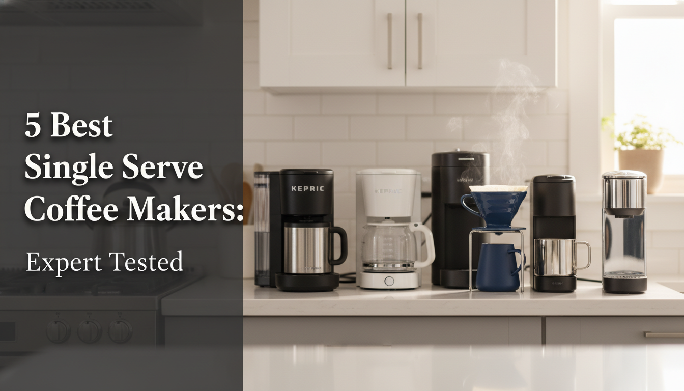 5 Best Single Serve Coffee Makers In 2026: Expert Tested