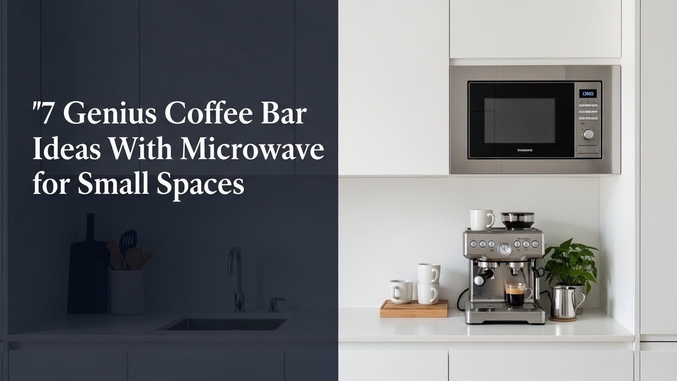 7 Genius Coffee Bar Ideas With Microwave For Small Spaces