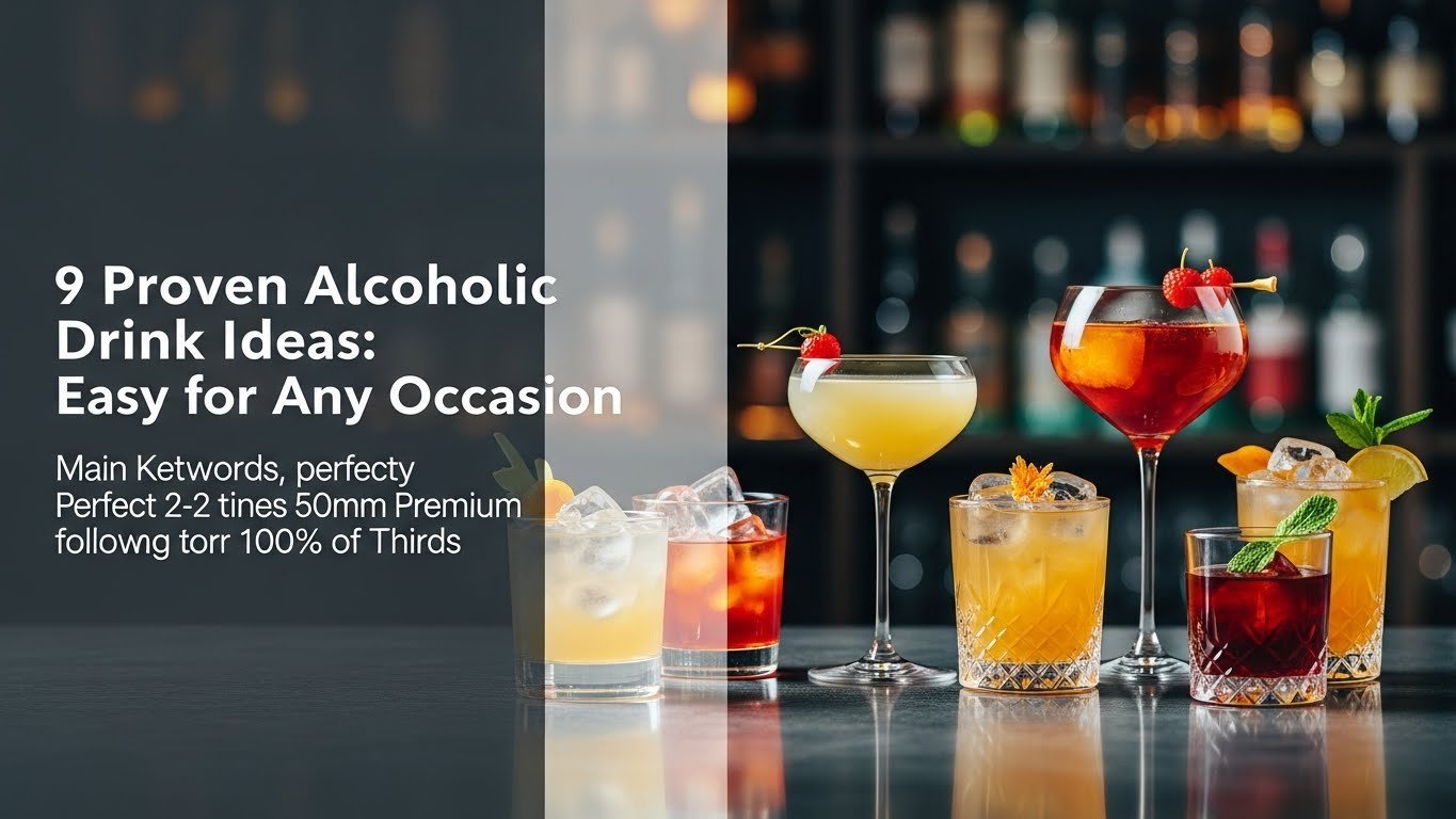 9 Proven Alcoholic Drink Ideas: Easy For Any Occasion 2026