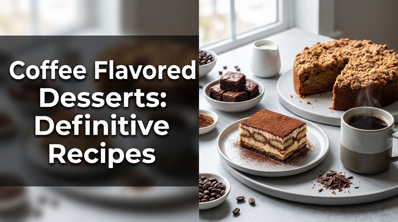 Coffee Flavored Desserts: Definitive Recipes For 2026