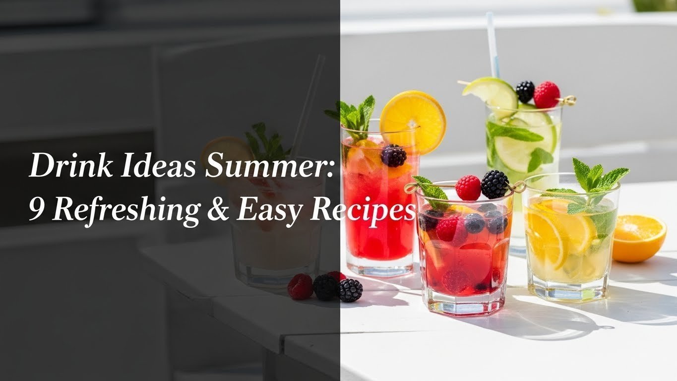Drink Ideas Summer: 9 Refreshing & Easy Recipes 2026