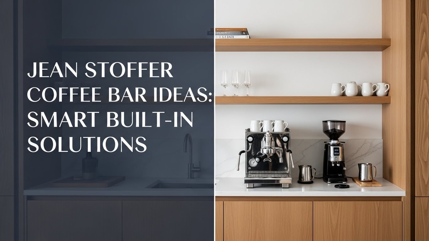 Jean Stoffer Coffee Bar Ideas: Smart Built-In Solutions