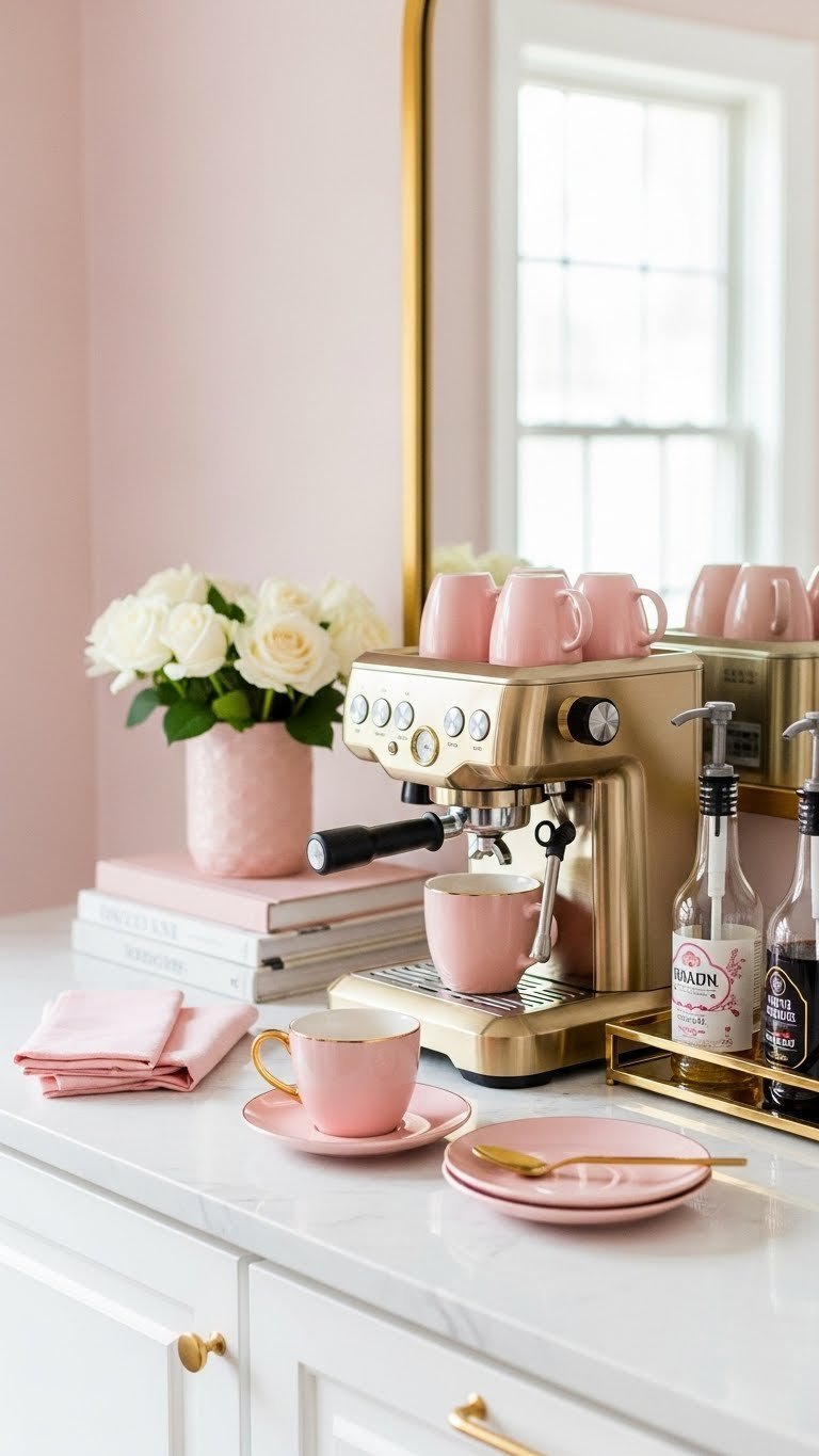 11 Pink Coffee Bar Ideas: Chic Designs For Every Space