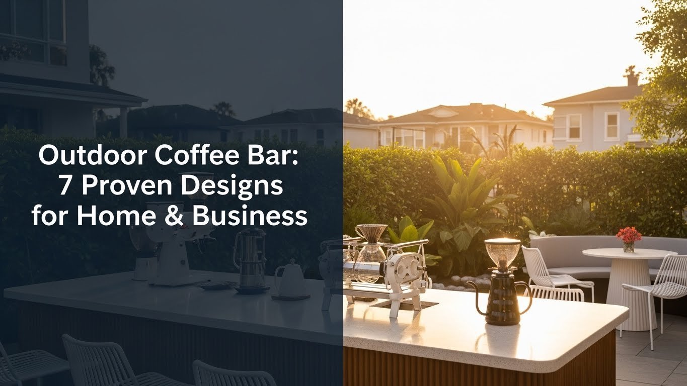 Outdoor Coffee Bar: 7 Proven Designs For Home & Business 2026