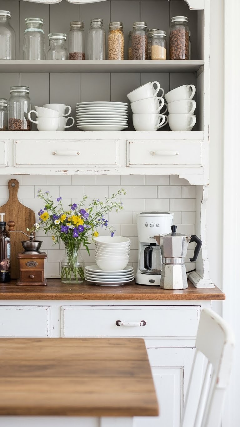 Transform Old Hutch Coffee Bar: 7 Genius DIY Ideas