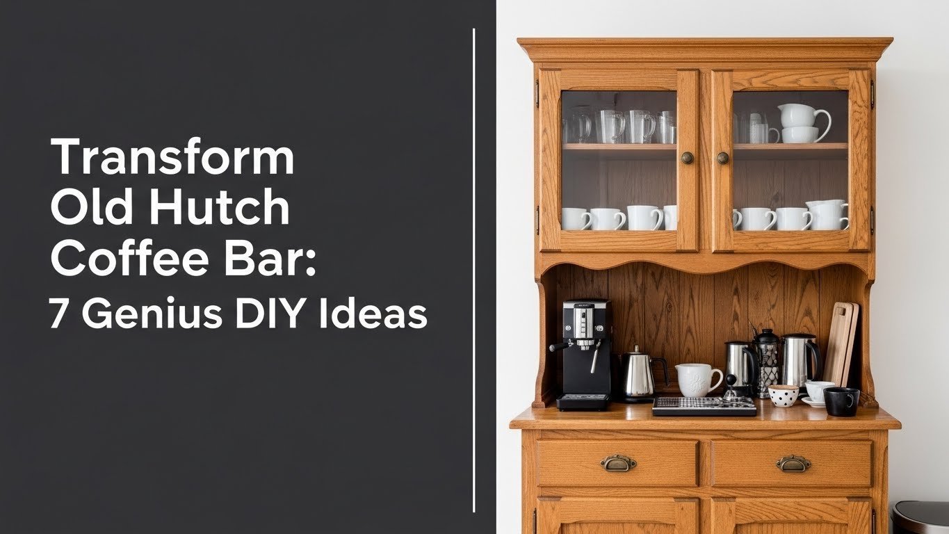 Transform Old Hutch Coffee Bar: 7 Genius DIY Ideas
