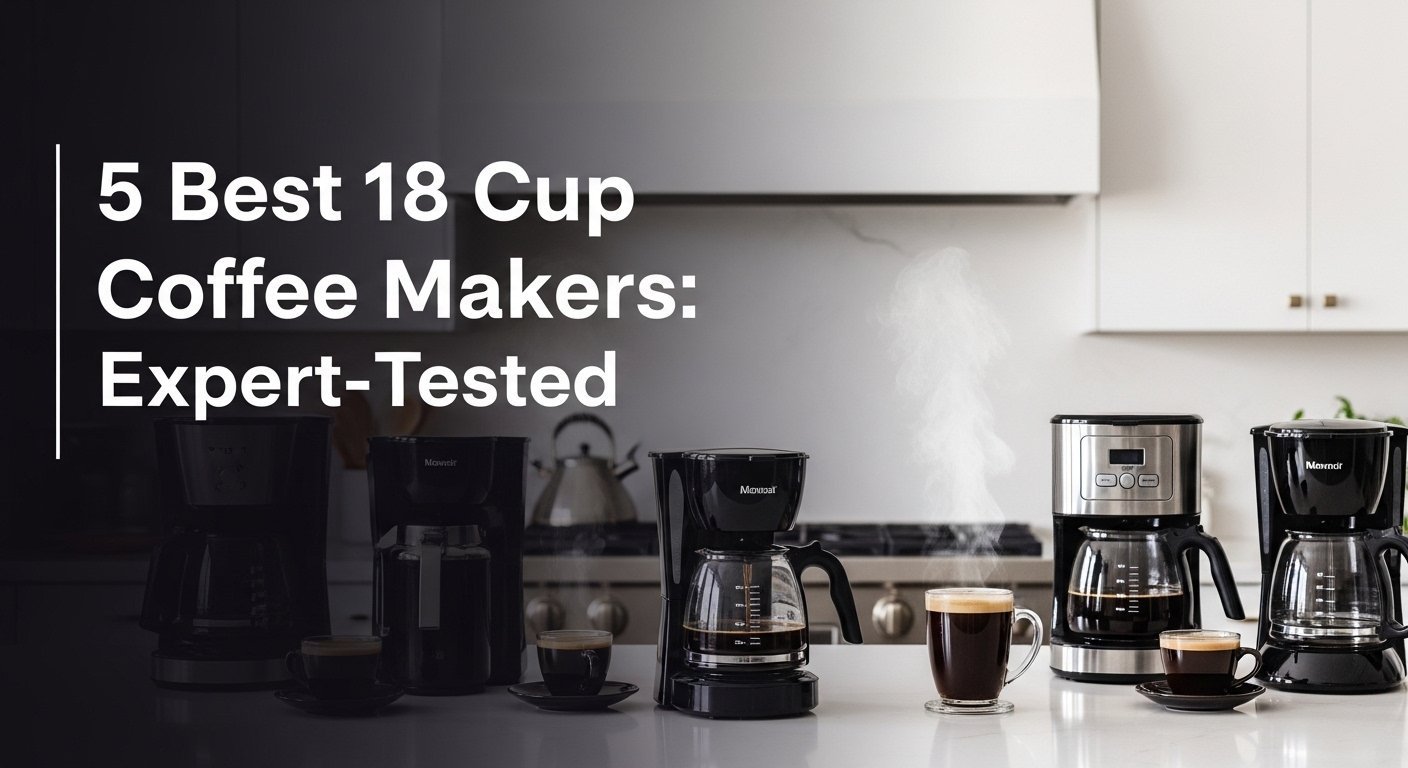 5 Best 18 Cup Coffee Makers: Expert-Tested In 2026
