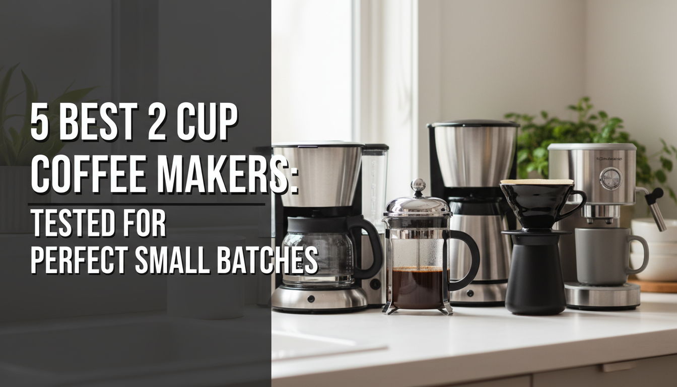 5 Best 2 Cup Coffee Makers: Tested For Perfect Small Batches