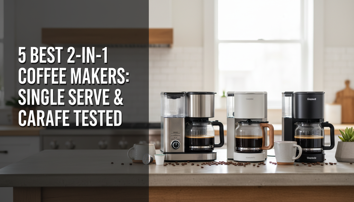 5 Best 2-in-1 Coffee Makers In 2026: Single Serve & Carafe Tested