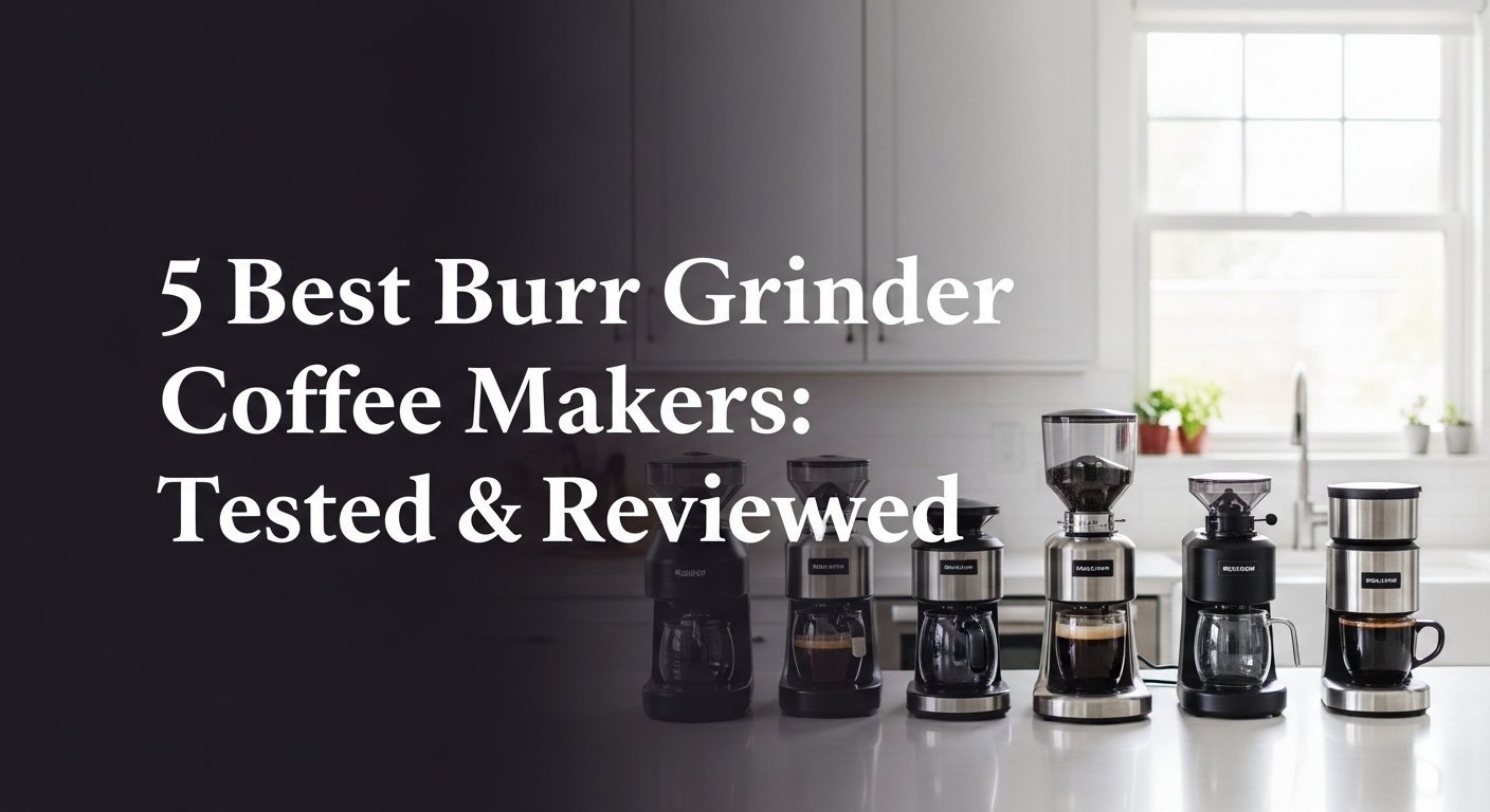 5 Best Burr Grinder Coffee Makers In 2026: Tested & Reviewed