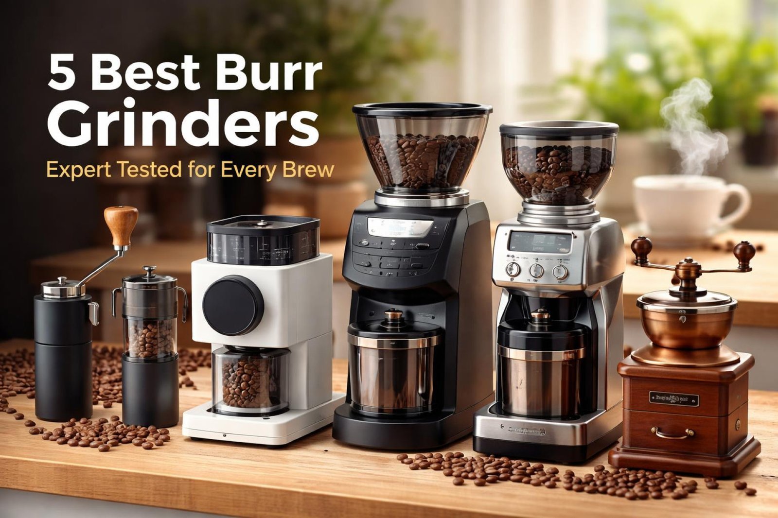 5 Best Burr Grinders: Expert Tested For Every Brew 2026