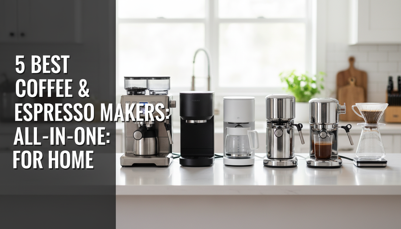 5 Best Coffee & Espresso Makers: All-in-One For Home 2026