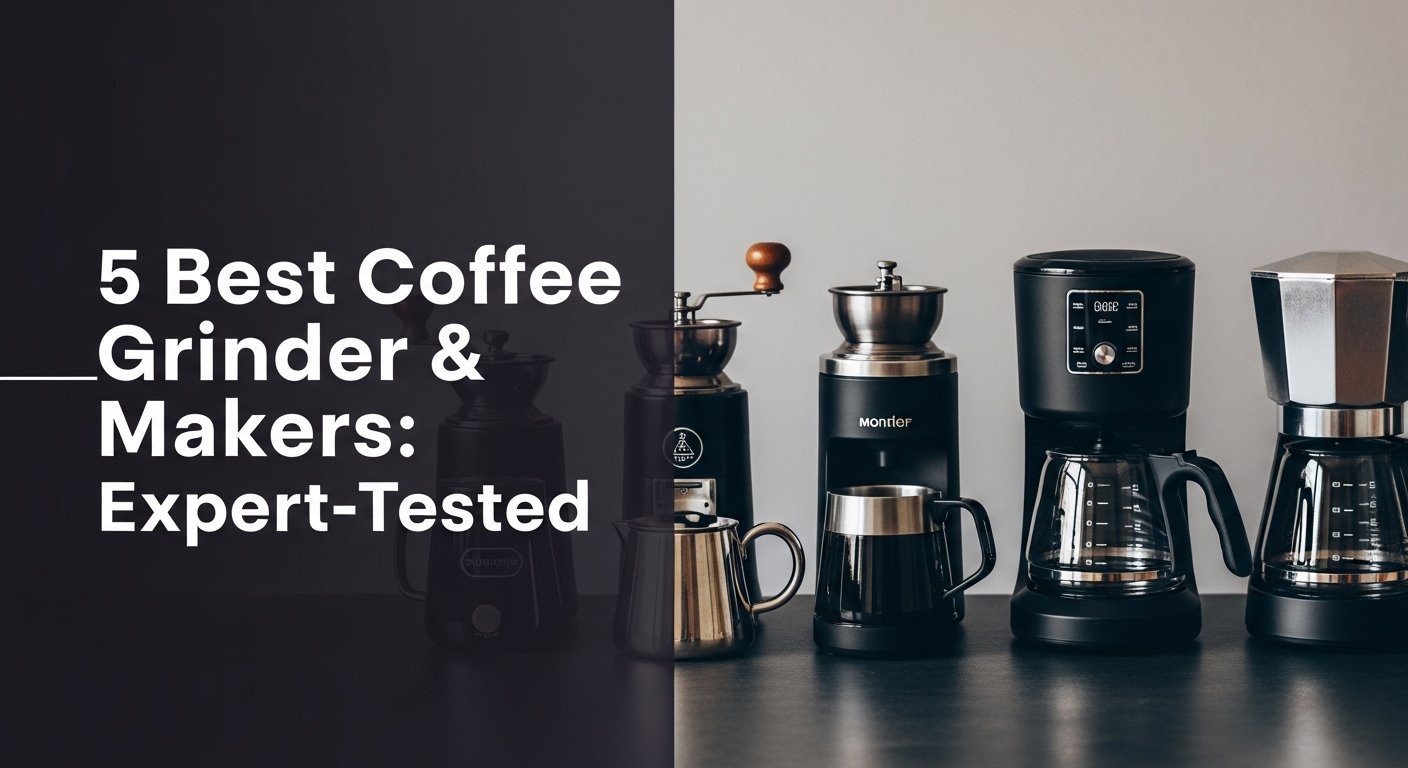 5 Best Coffee Grinder & Makers: Expert-Tested