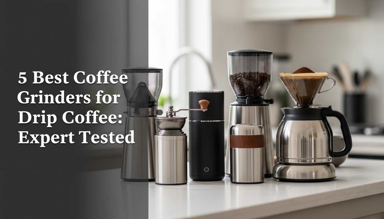 5 Best Coffee Grinders For Drip Coffee: Expert Tested 2026