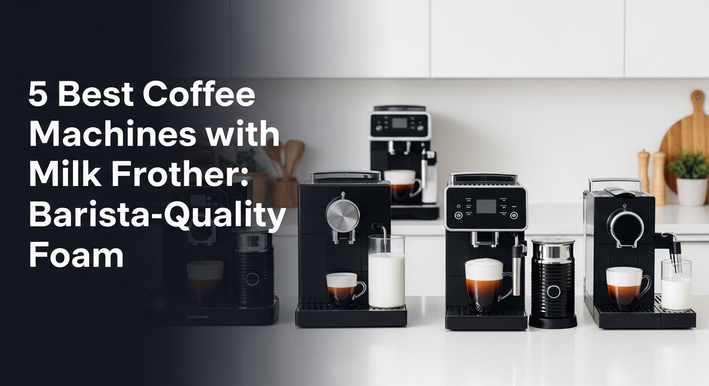 5 Best Coffee Machines With Milk Frother In 2026: Barista-Quality Foam