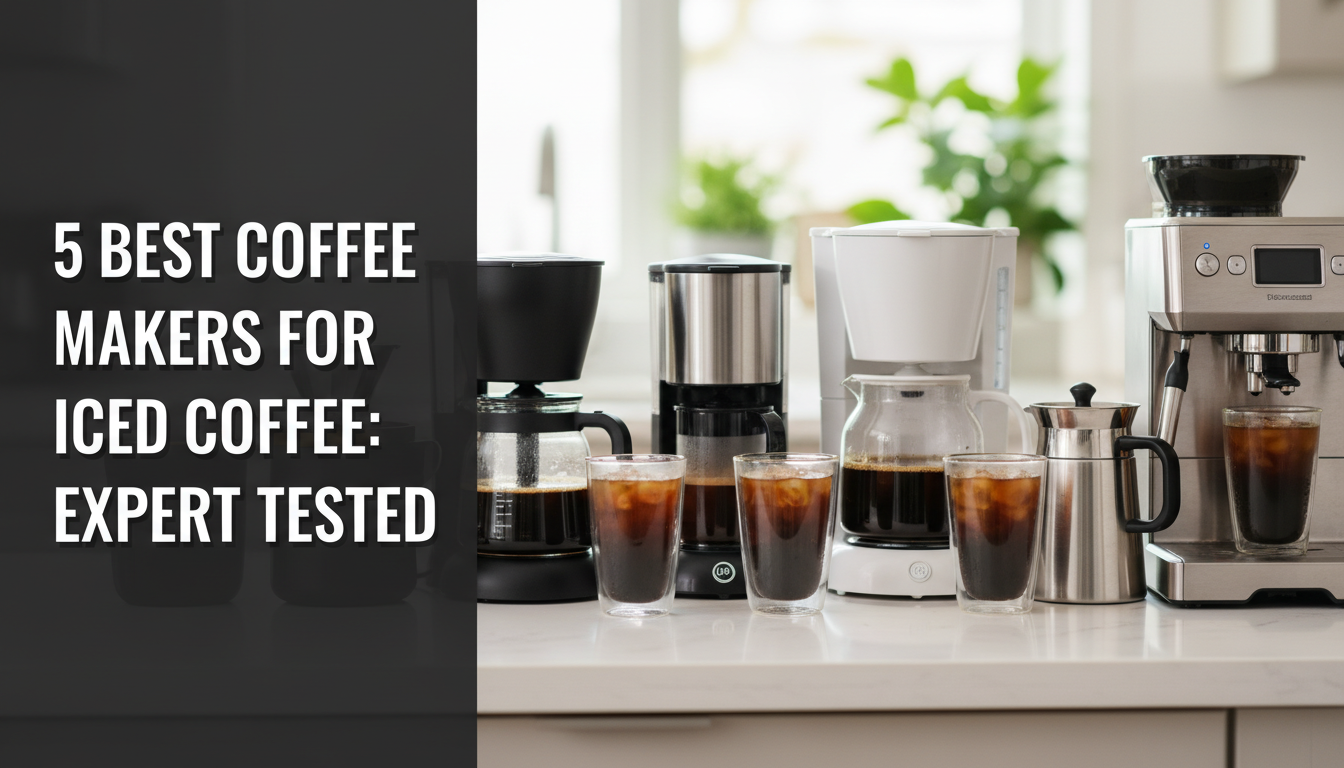 5 Best Coffee Makers For Iced Coffee: Expert Tested In 2026