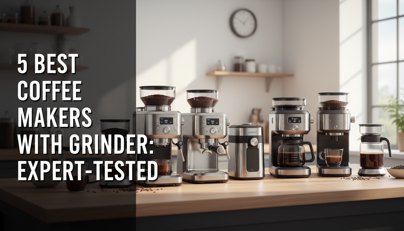5 Best Coffee Makers With Grinder In 2026: Expert-Tested