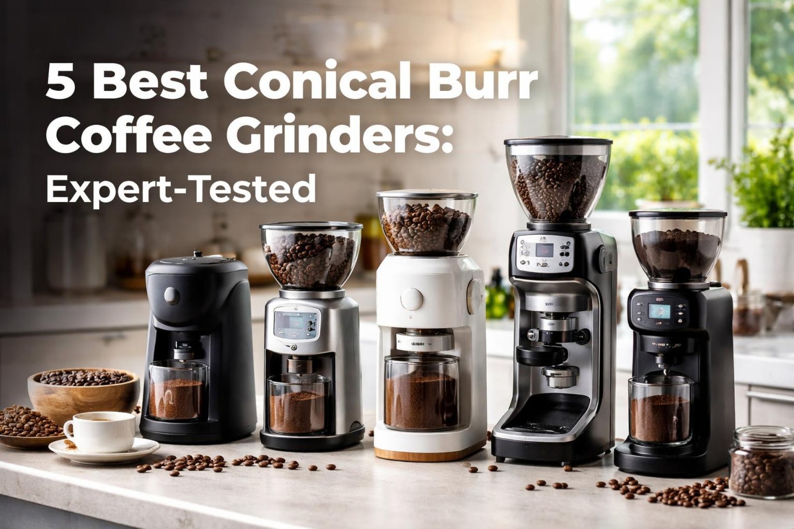 5 Best Conical Burr Coffee Grinders In 2026: Expert-Tested