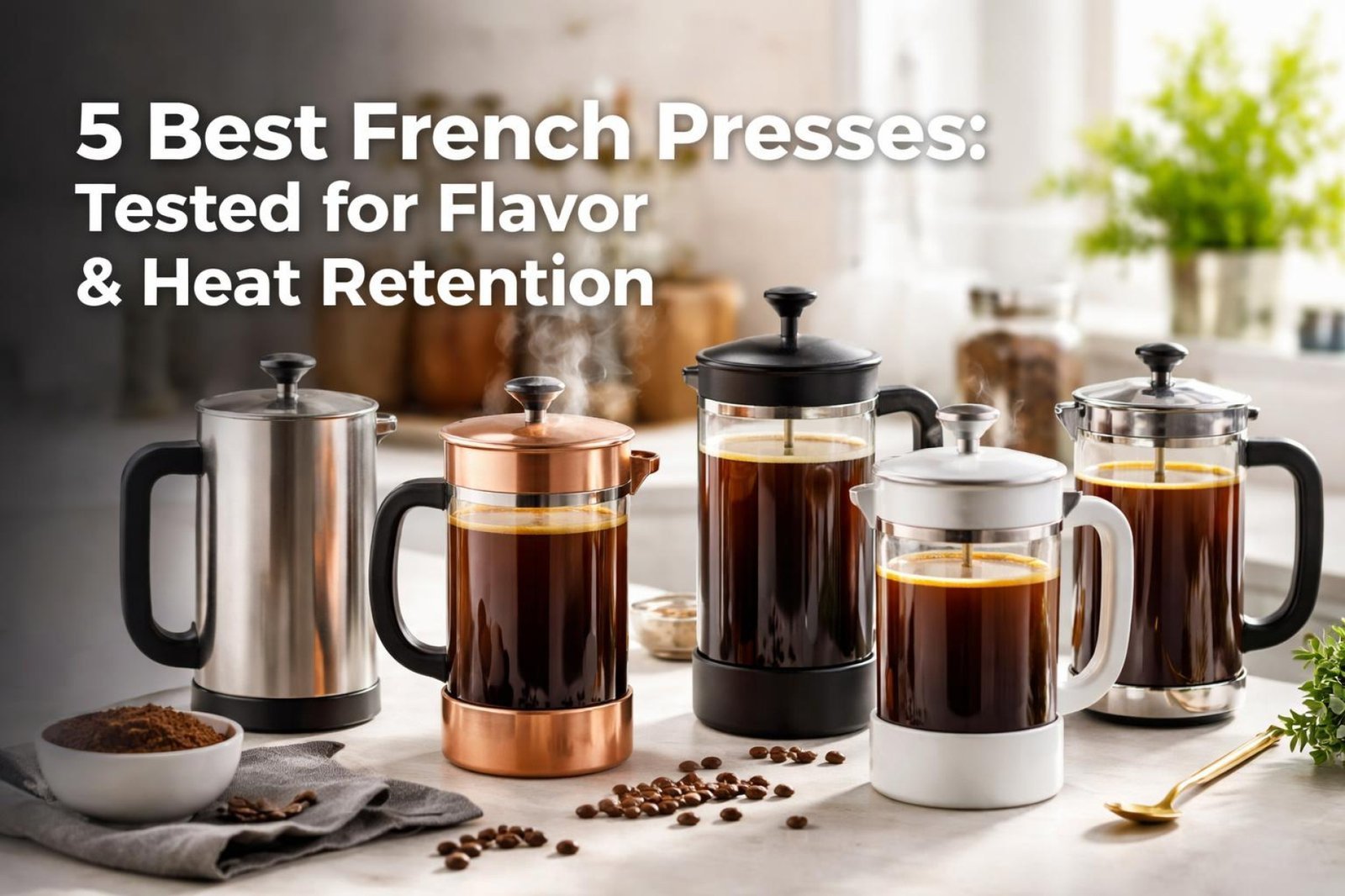 5 Best French Presses: Tested For Flavor & Heat Retention