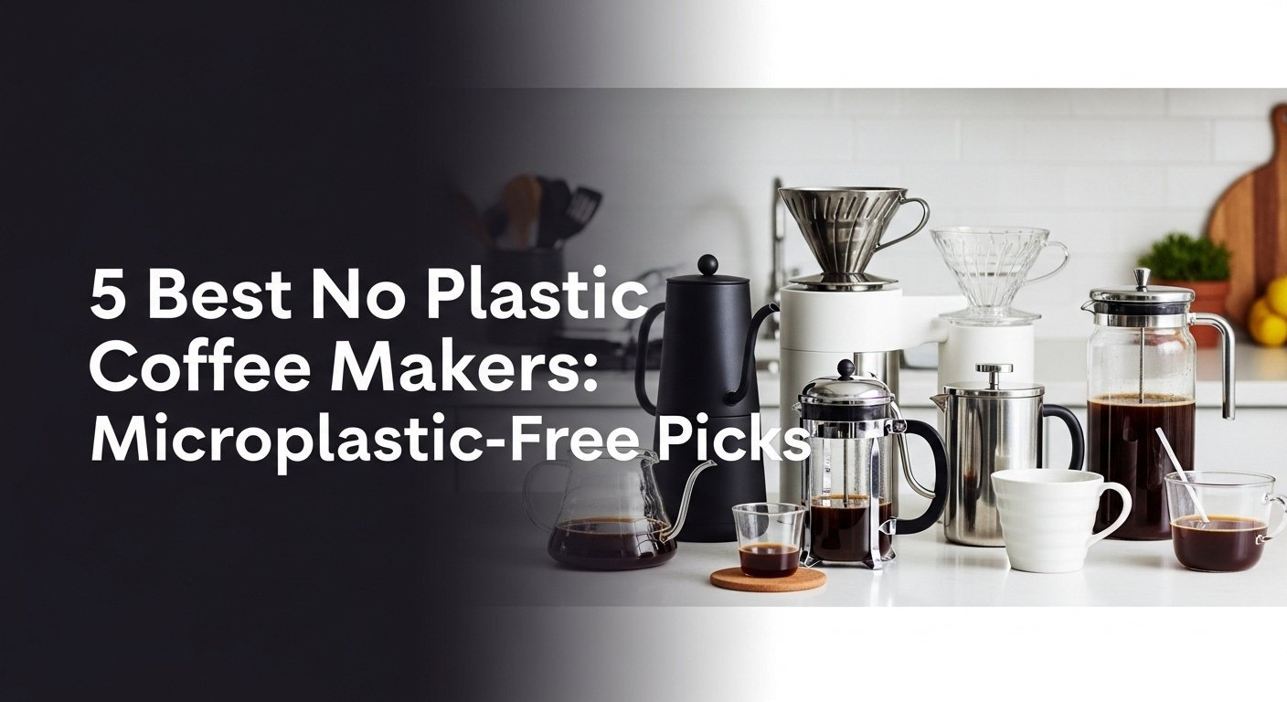 5 Best No Plastic Coffee Makers: Microplastic-Free Picks 2026