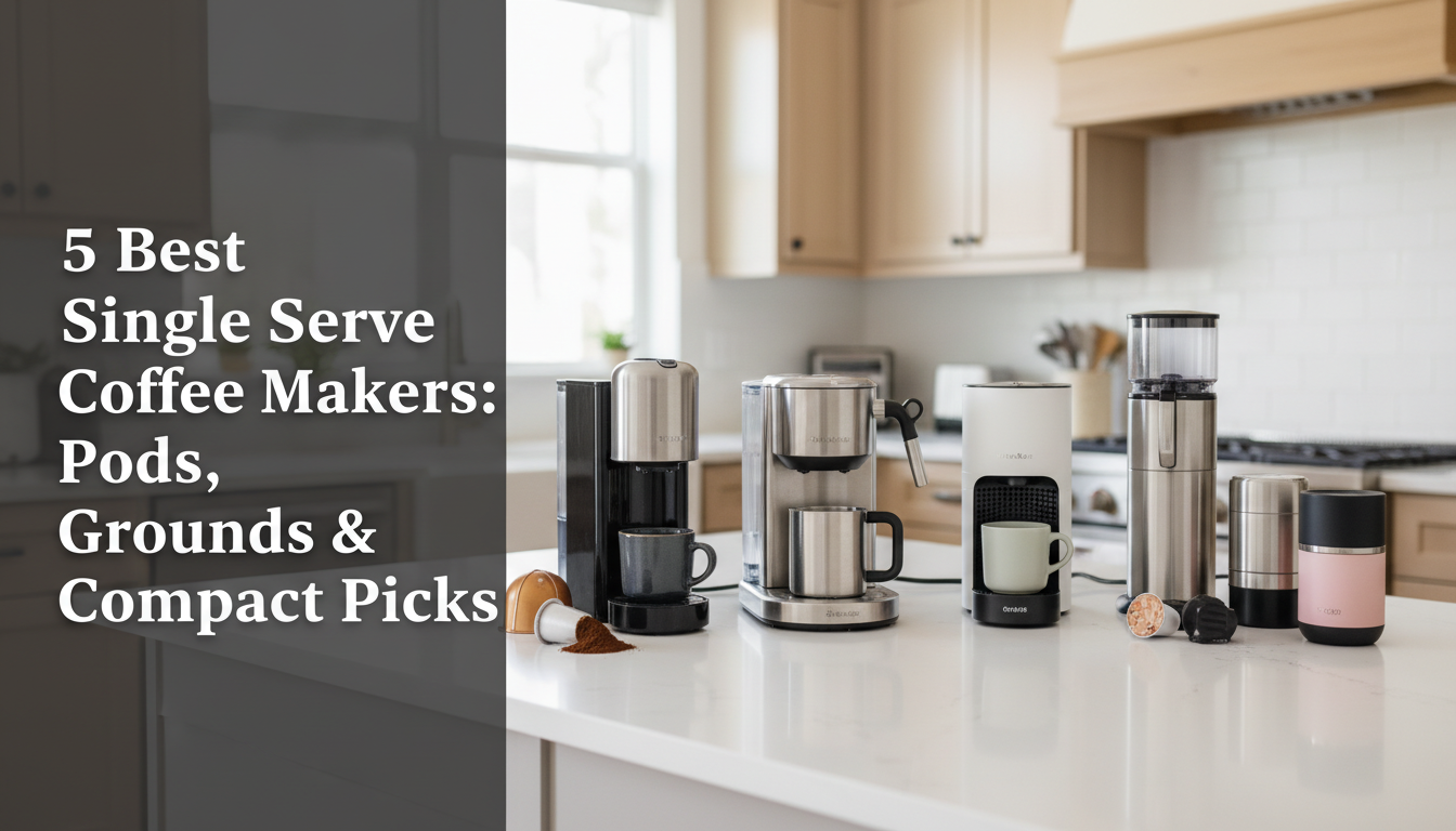 5 Best Single Serve Coffee Makers: Pods, Grounds & Compact Picks 2026