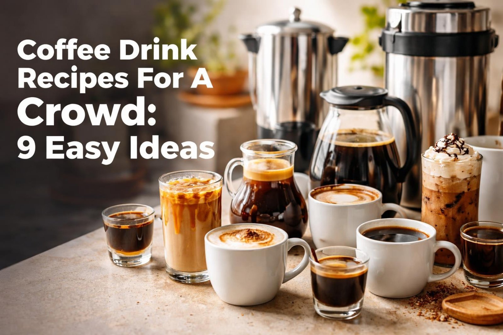 Coffee Drink Recipes For A Crowd: 9 Easy Ideas For 2026