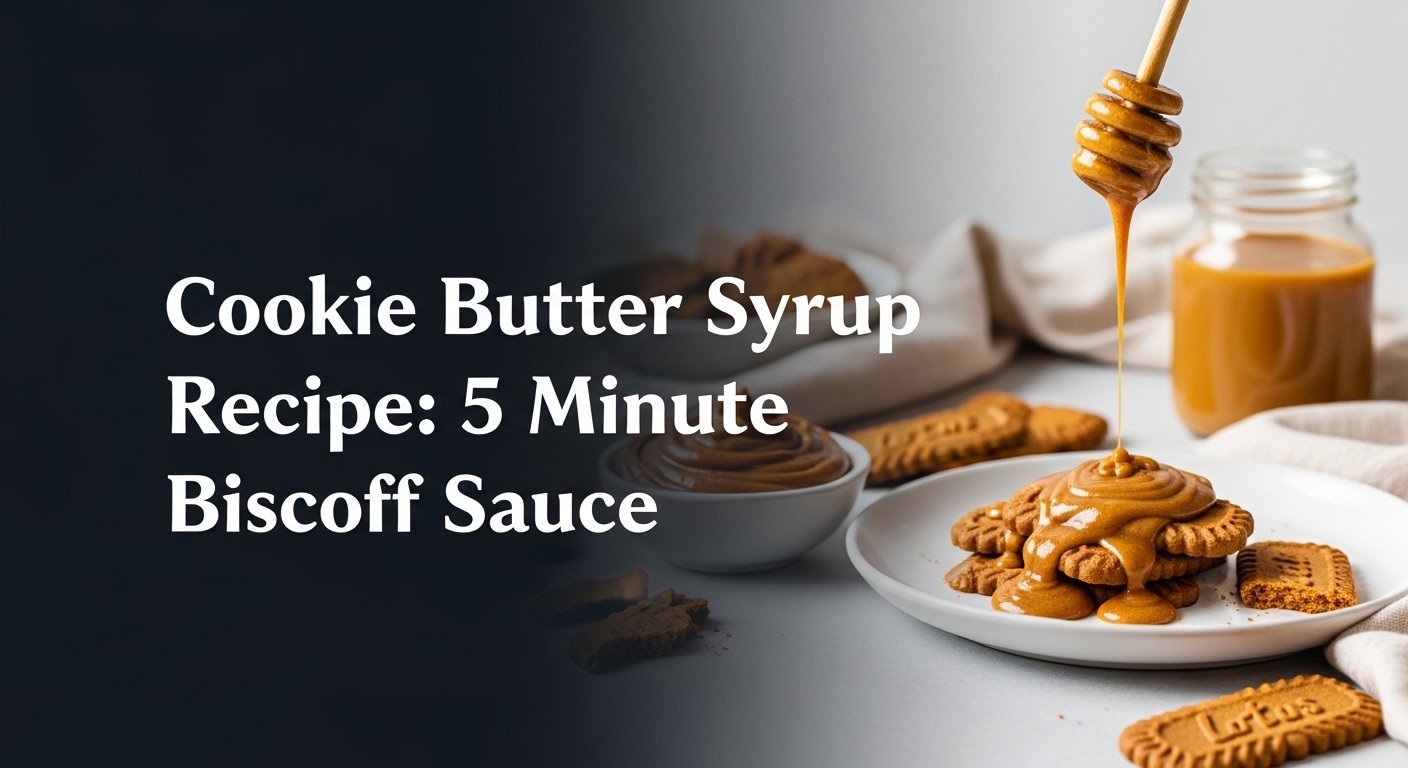 Cookie Butter Syrup Recipe: 5 Minute Biscoff Sauce 2026