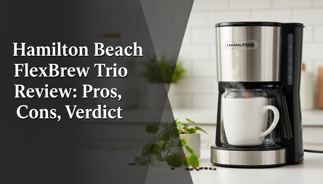 Hamilton Beach FlexBrew Trio Review: Pros, Cons, Verdict