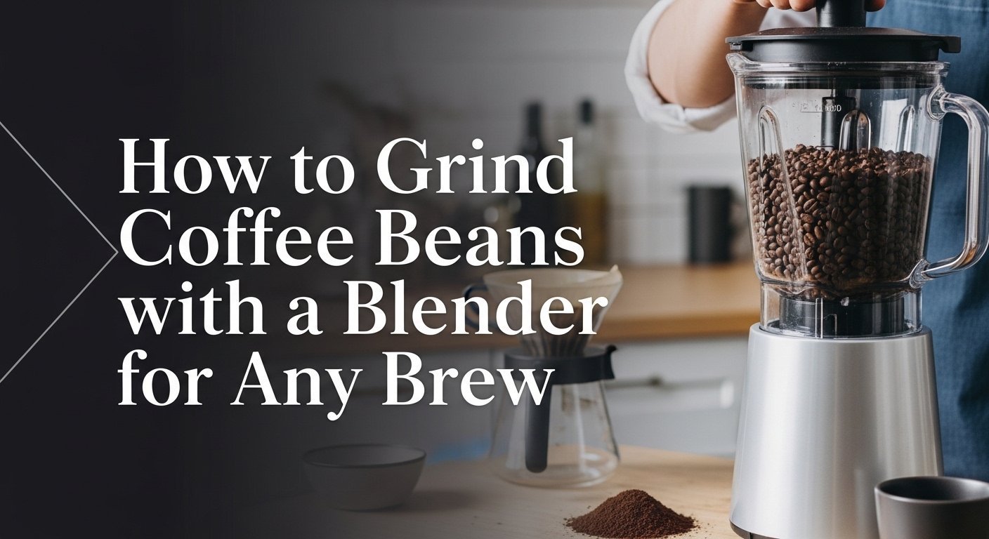 How To Grind Coffee Beans With A Blender For Any Brew