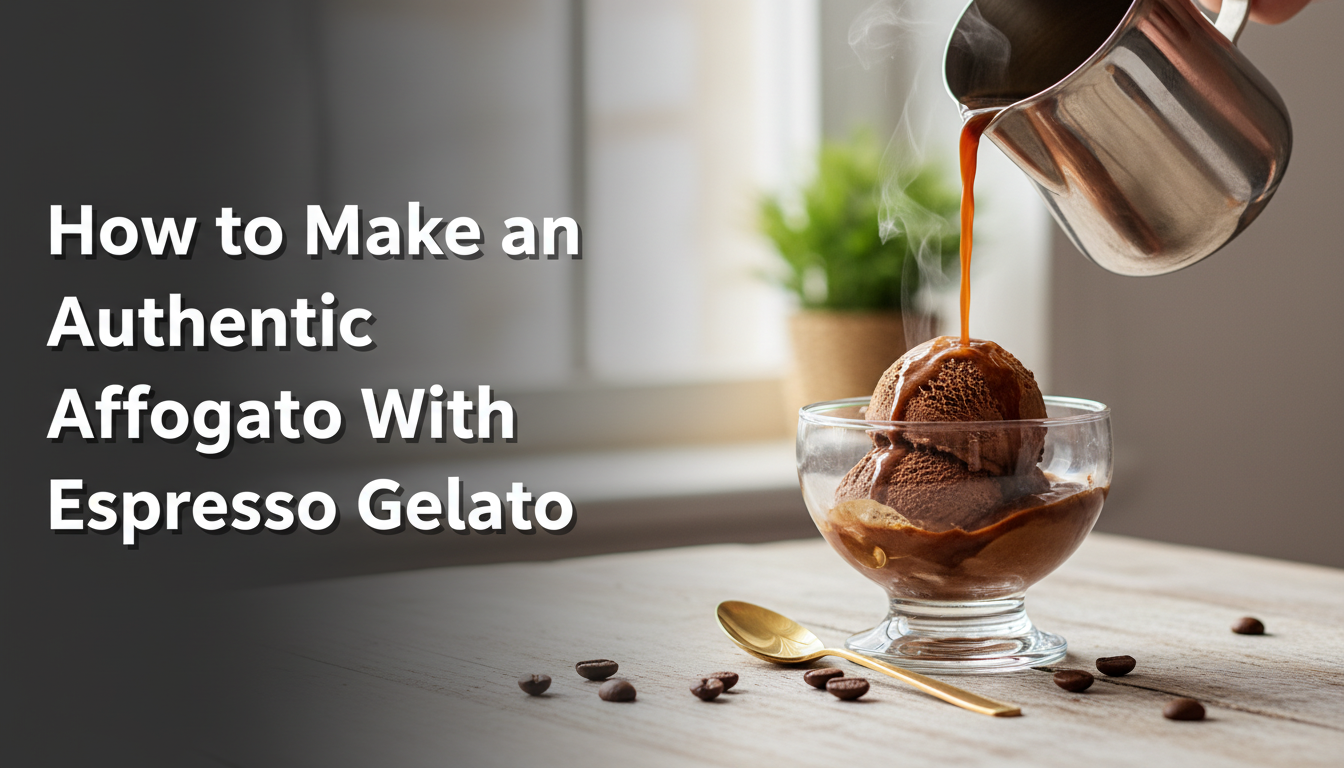 How To Make An Authentic Affogato With Espresso Gelato