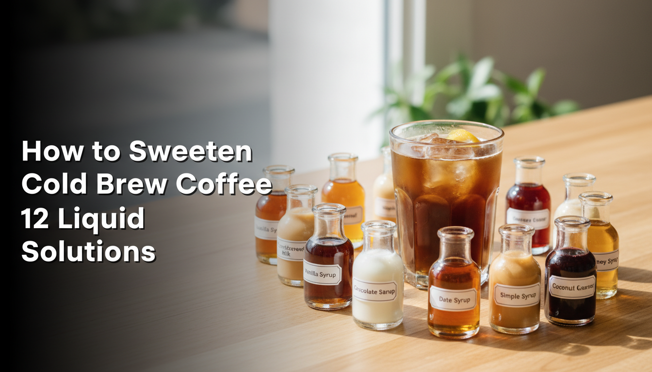How To Sweeten Cold Brew Coffee 12 Liquid Solutions