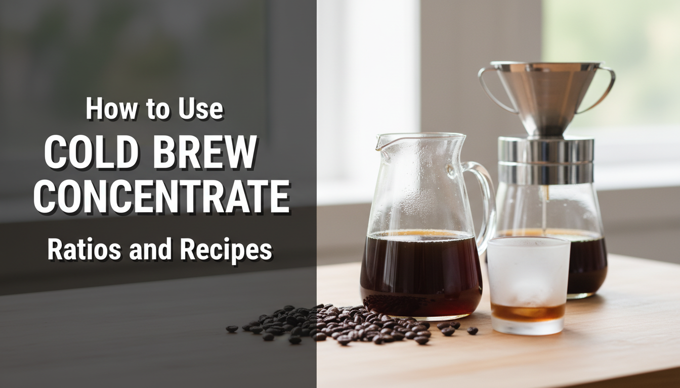 How To Use Cold Brew Concentrate Ratios And Recipes