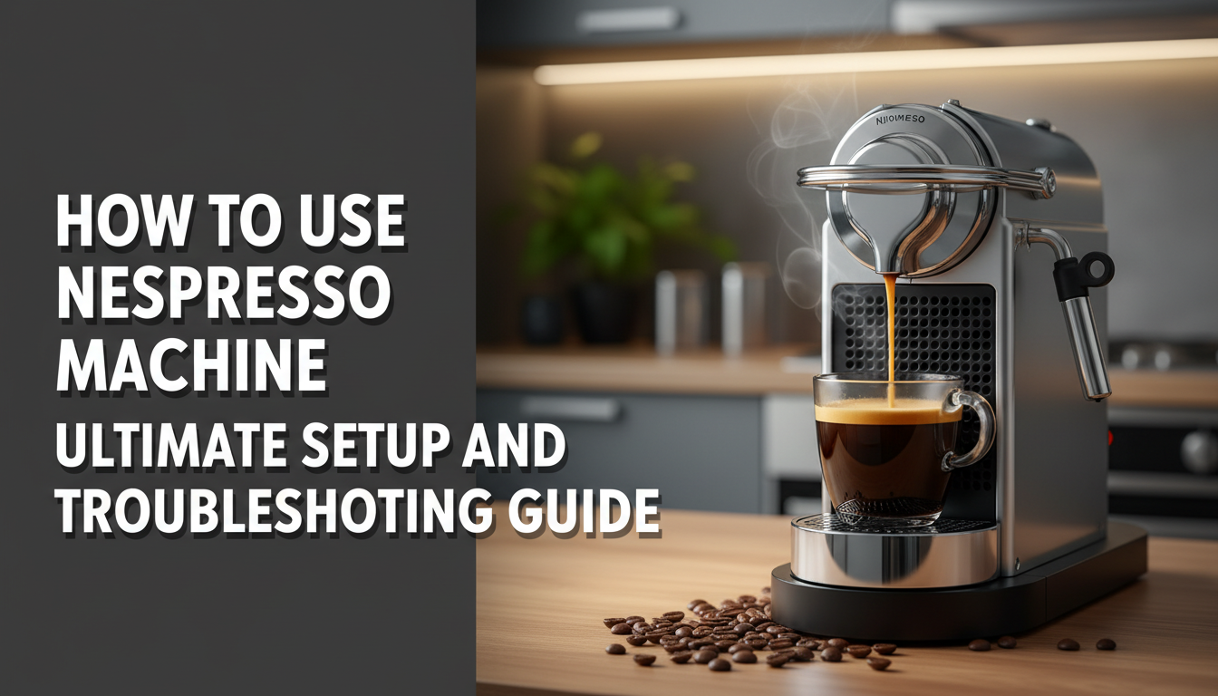 How To Use Nespresso Machine Ultimate Setup And Troubleshooting Guide