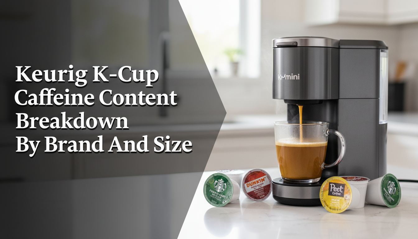 Keurig K-Cup Caffeine Content Breakdown By Brand And Size