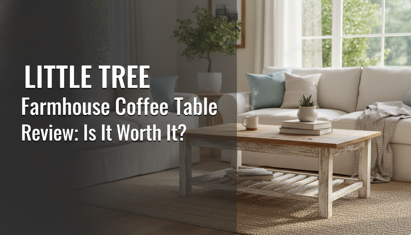 LITTLE TREE Farmhouse Coffee Table Review: Is It Worth It?