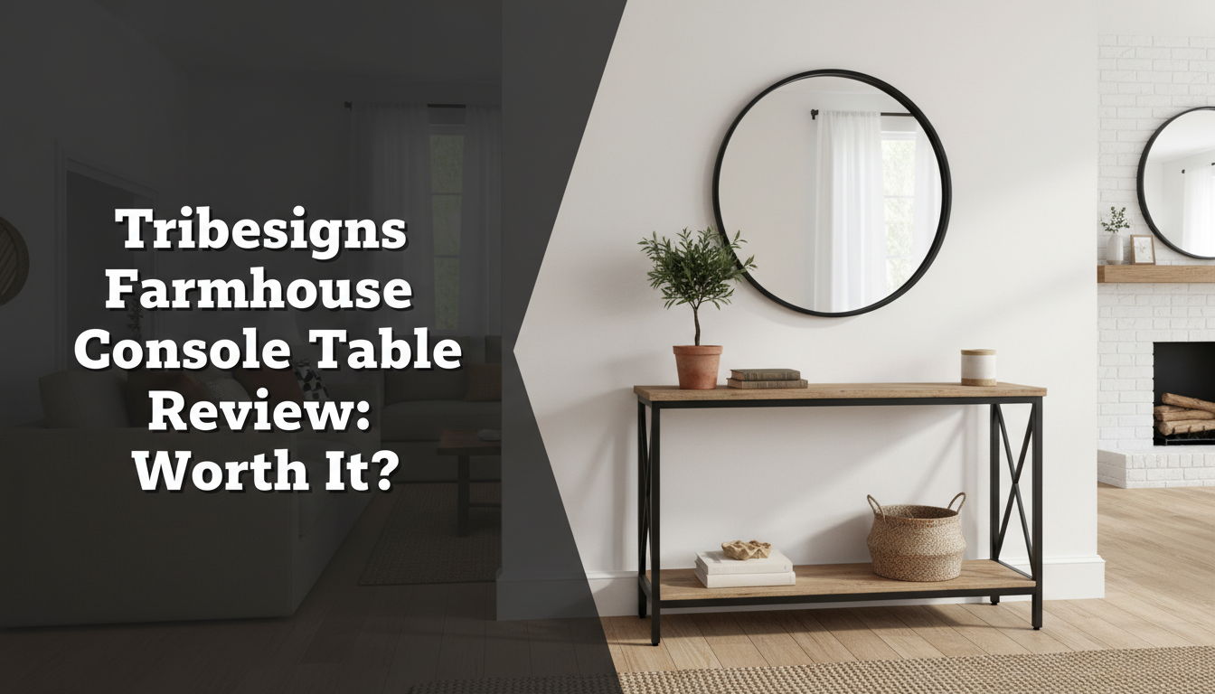 Tribesigns Farmhouse Console Table 47 Inches Review: Worth It?
