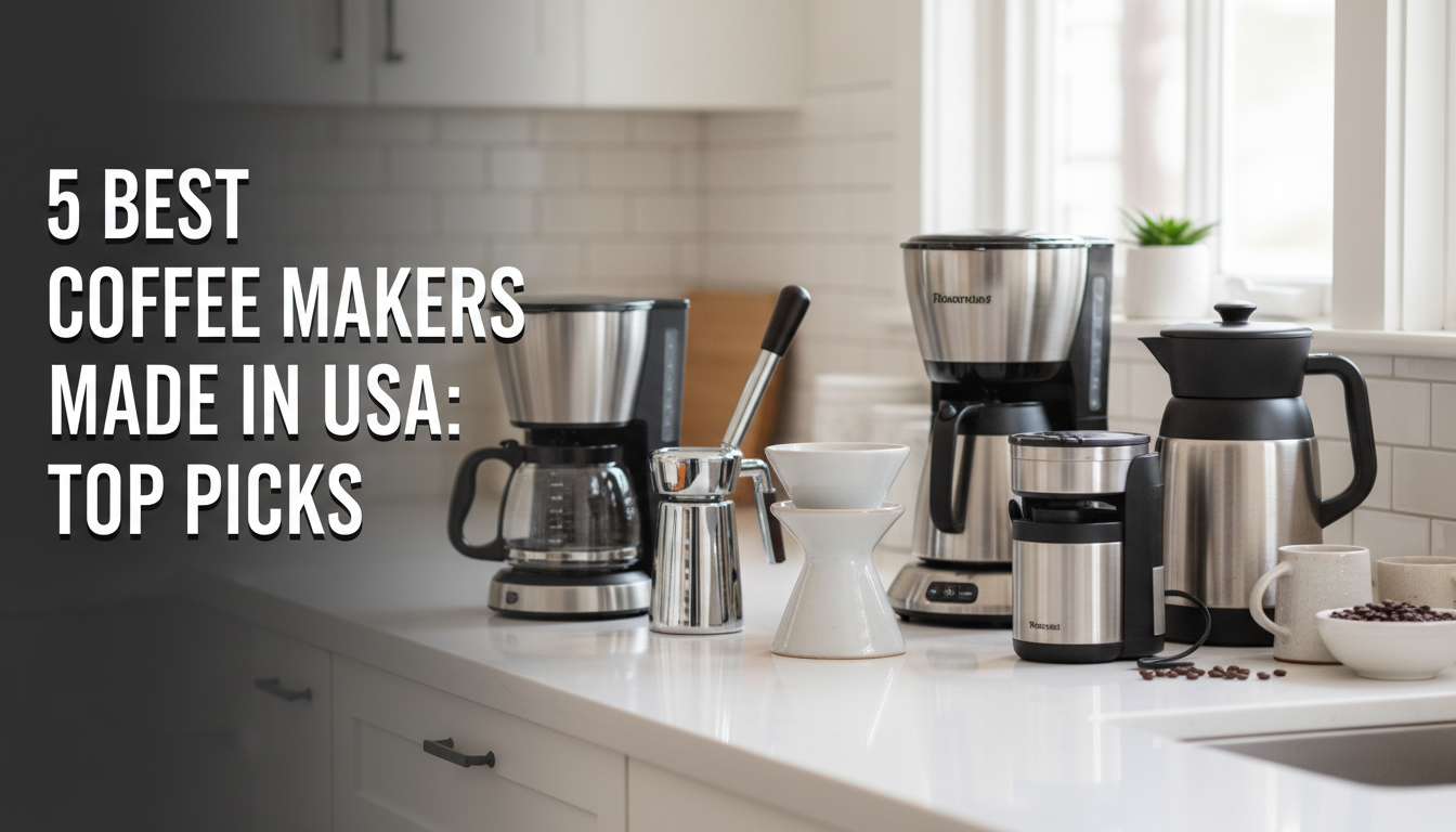5 Best Coffee Makers Made In USA: Top Picks For 2026