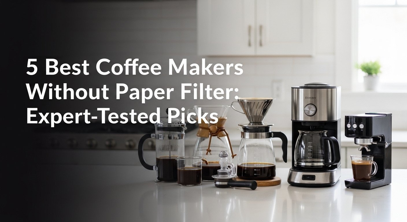 5 Best Coffee Makers Without Paper Filter: Expert-Tested Picks