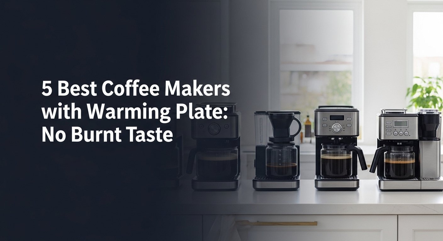 5 Best Coffee Makers With Warming Plate: No Burnt Taste
