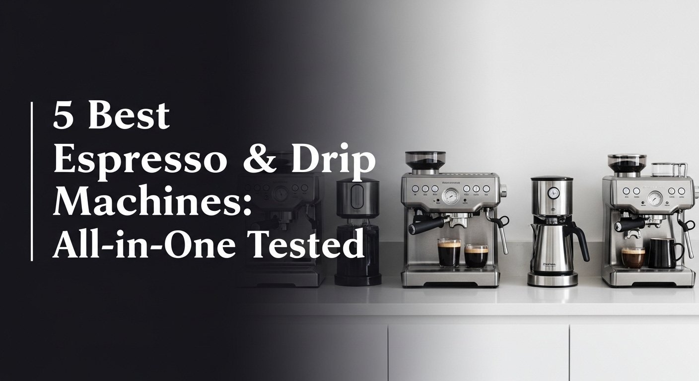 5 Best Espresso & Drip Machines: All-in-One Tested 2026