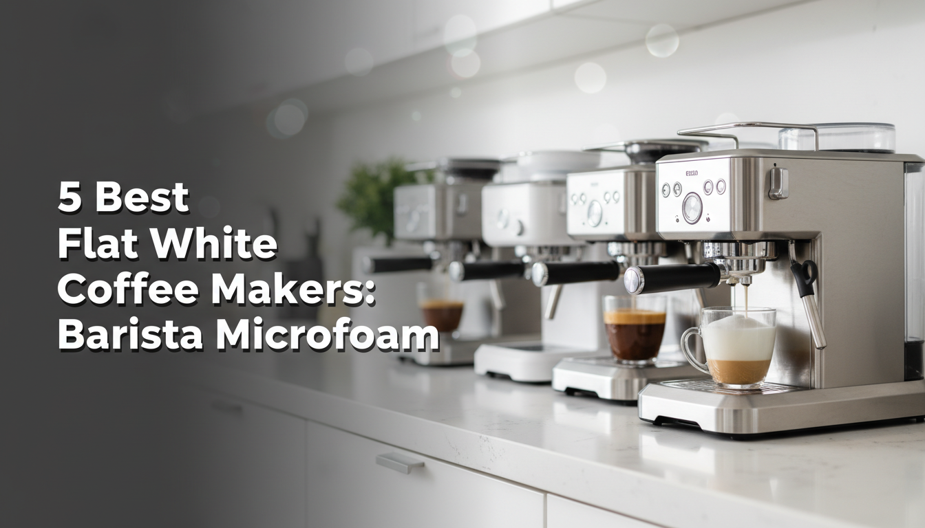 5 Best Flat White Coffee Makers 2026: Barista Microfoam