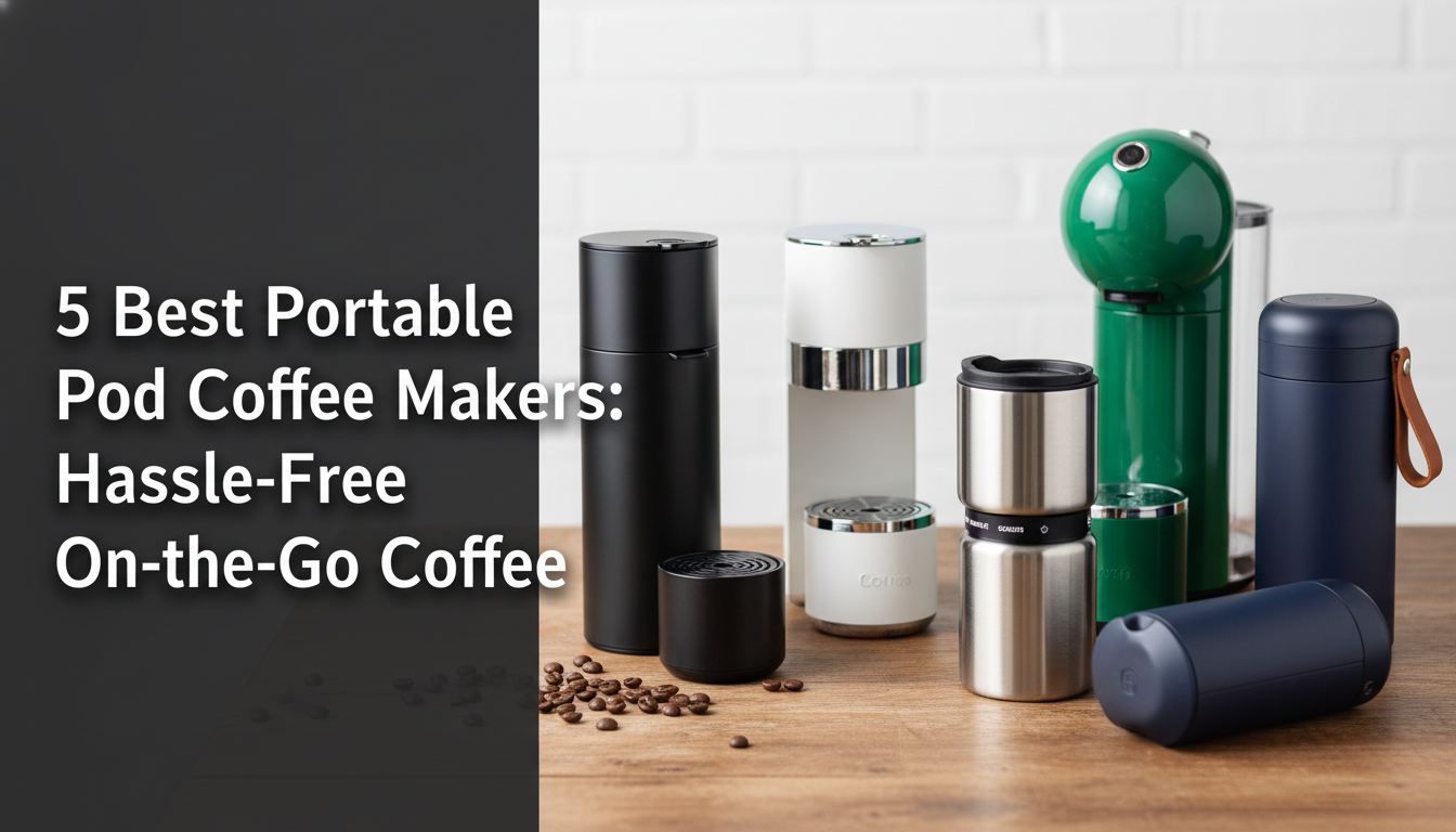 5 Best Portable Pod Coffee Makers: Hassle-Free On-the-Go Coffee