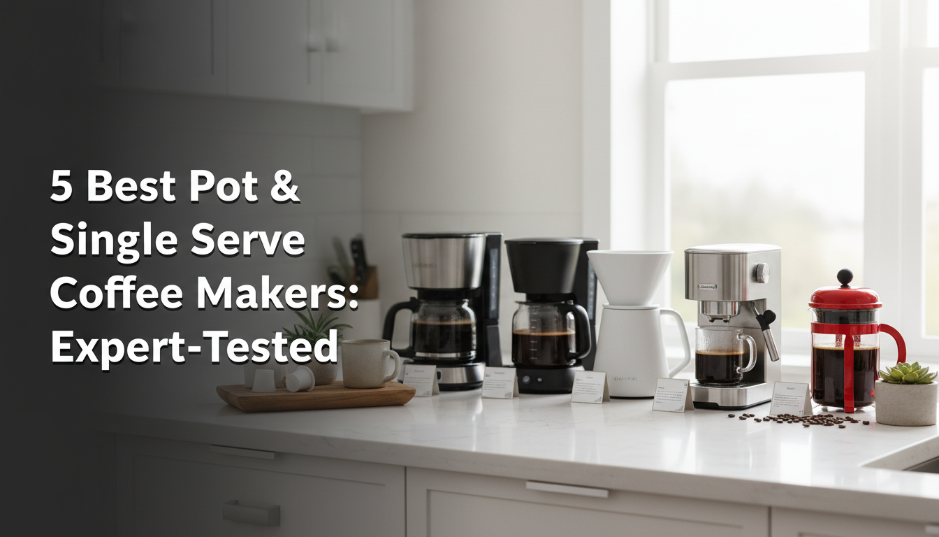 5 Best Pot & Single Serve Coffee Makers: Expert-Tested 2026