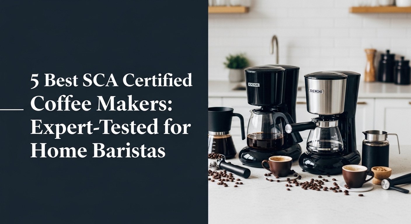 5 Best SCA Certified Coffee Makers: Expert-Tested For Home Baristas
