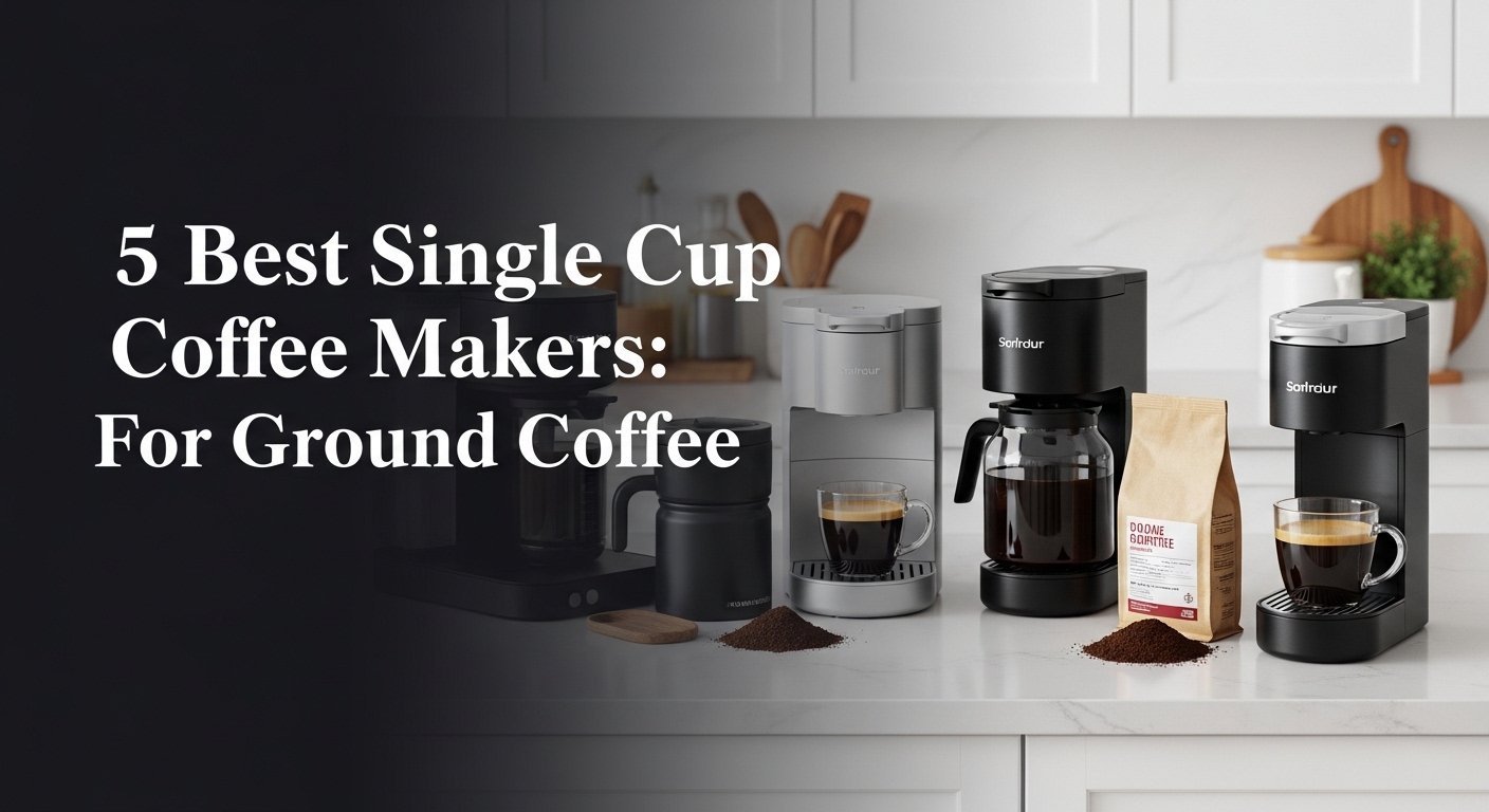 5 Best Single Cup Coffee Makers: For Ground Coffee In 2026
