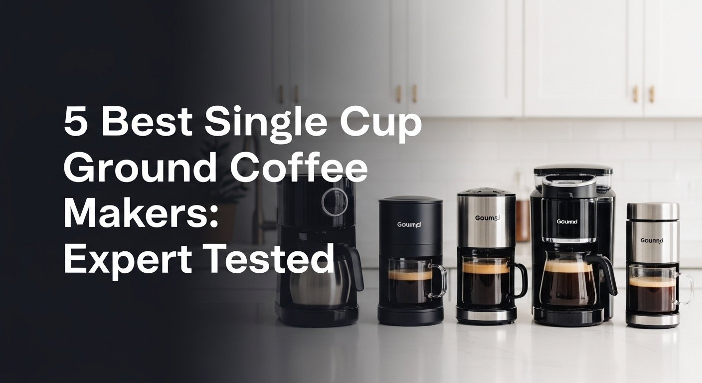 5 Best Single Cup Ground Coffee Makers: Expert Tested 2026